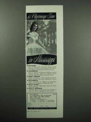 1960 Mississippi Tourism Ad - Sandra Scarbrough | eBay