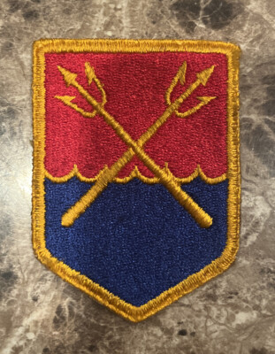 Original WWII US ARMY EASTERN DEFENSE COMMAND PATCH – Crossed Tridents | eBay