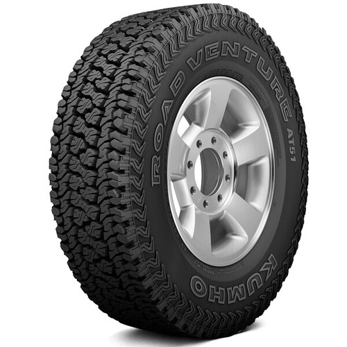 1 Kumho Road Venture AT51 33X12.50R15LT 108R C/6 All Terrain 3PMSF A/T ...
