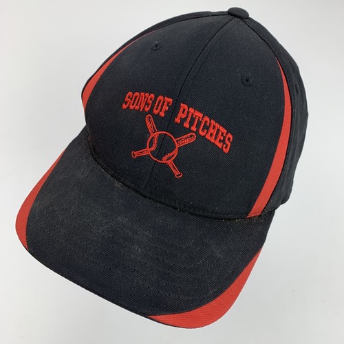 Sons of Pitches Ball Cap Hat Fitted S/M Baseball | eBay