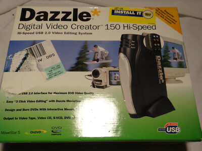 Dazzle Digital Video Creator 150 Hi-Speed USB 2.0 Video Editing System ...