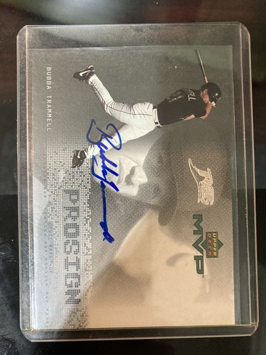 2000 Upper Deck MVP ProSign Auto #BT Bubba Trammell Tampa Bay Devil ...