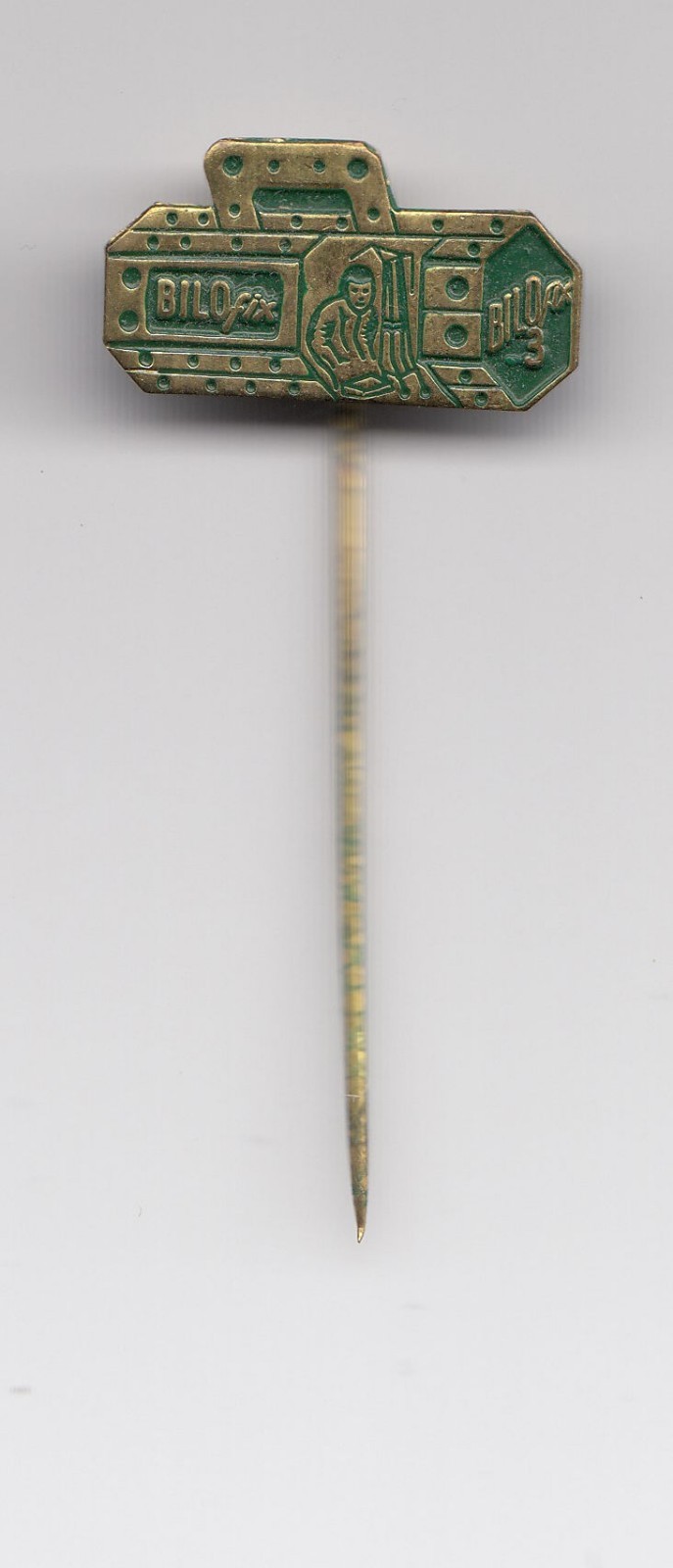 Vintage LEGO stick pin badges 1960s Logo Building Bricks Man Toy Toys ...