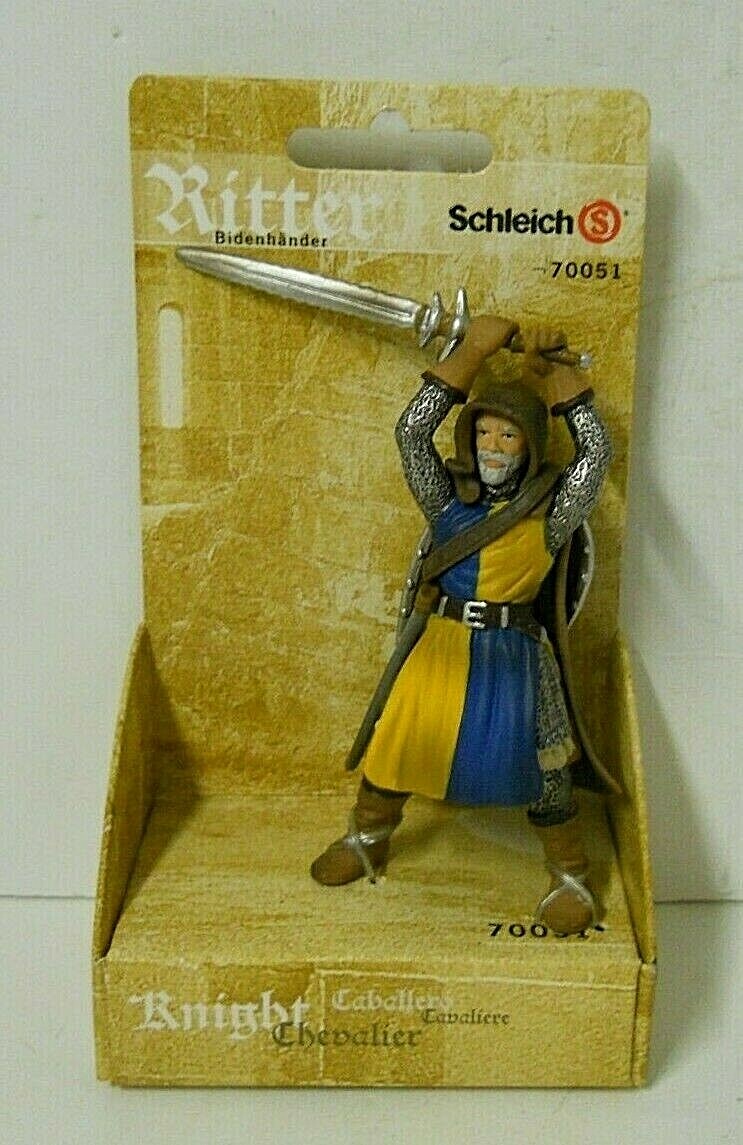 Schleich Ritter Bidenhander Two Handed Sword World Of Kings #70051 ...