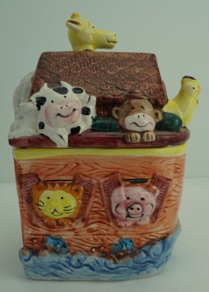 Express Productions SS ARK Noah's Ark Ceramic Cookie Candy Jar Biblical ...