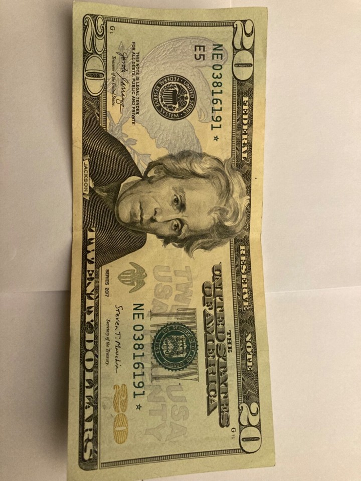 20 Dollar Bill Star Note 2017 “VERY RARE” | eBay