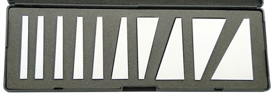 Precision Thin Parallels and Angle Blocks Set, Precision Wavy Parallel ...