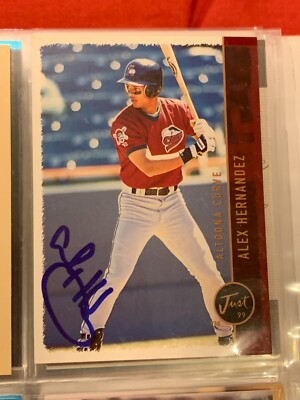 ALEX HERNANDEZ AUTOGRAPHED SIGNED 1999 JUST MINORS CARD PIRATES COA | eBay