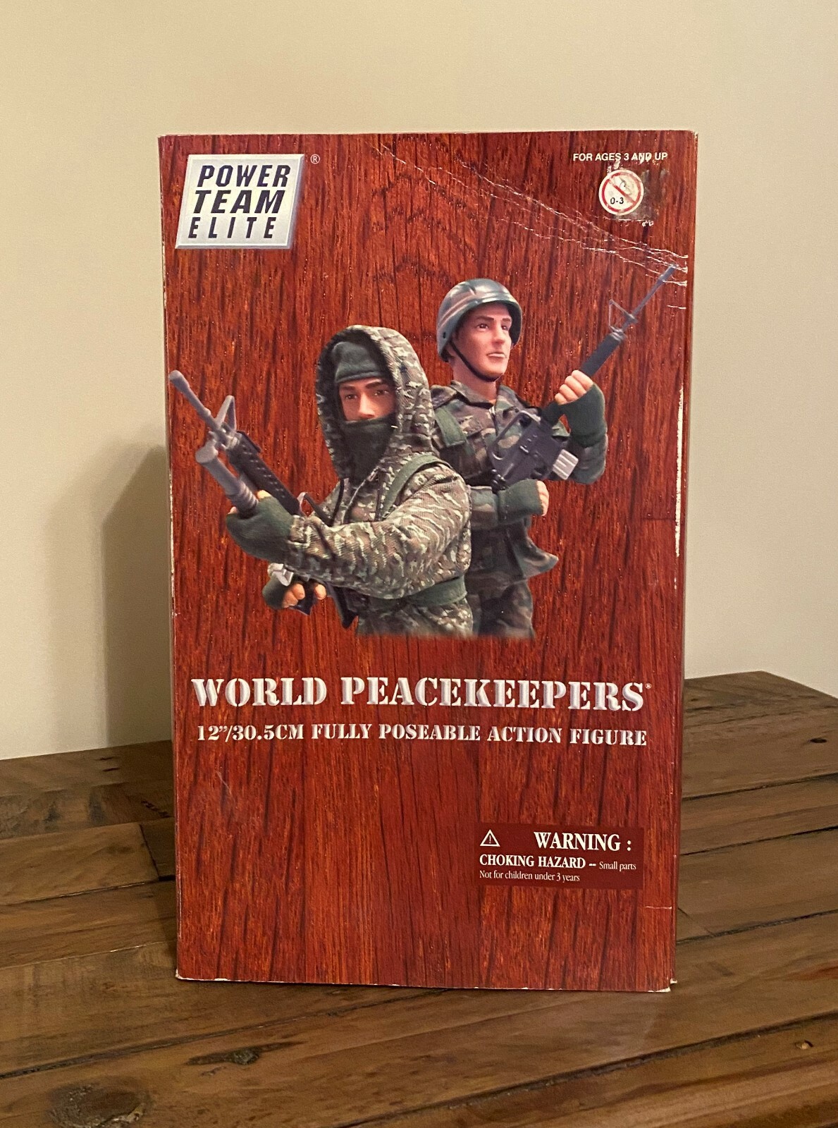 Power Team Elite World Peacekeepers Gunner 12" Action Figure NEW IN BOX
