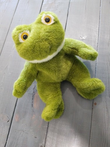 Vintage Green Frog Full Body Hand Puppet Stuffed Plush | eBay