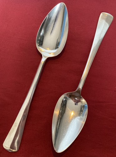 Pair Of Vintage Dutch Silver Plated Tablespoons/Serving Spoons By Gero ...