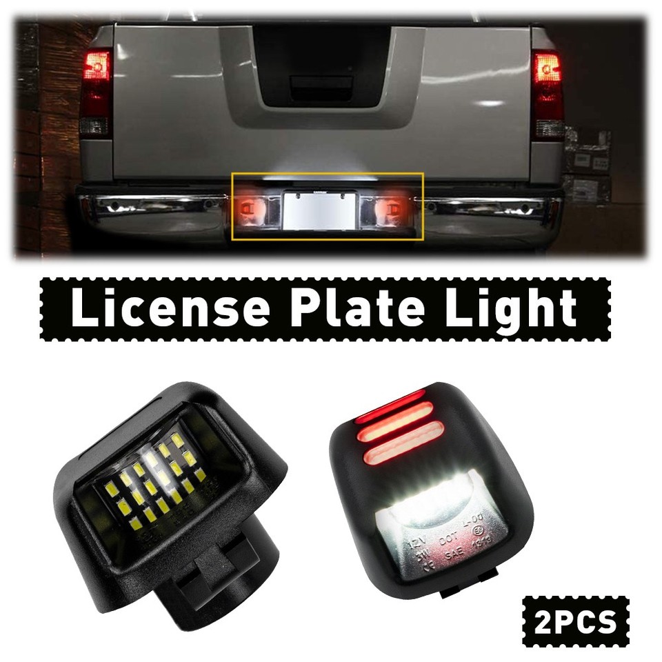 LED License Plate Light Fits Nissan Titan Xterra Armada Frontier 2007 ...