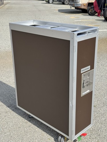 Kenya Airlines full size genuine airline galley Beverage cart trolley ...