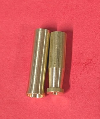 Brass RAMROD TIPS One For Loading One For Cleaning Solid Brass For 3/8 ...