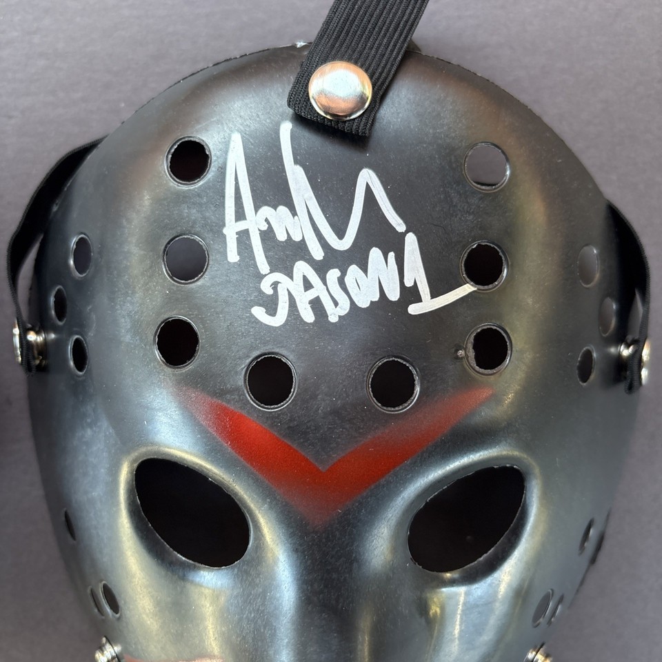 Kane Hodder-Alice Cooper-Ari Lehman Signed Replica Friday the 13th ...