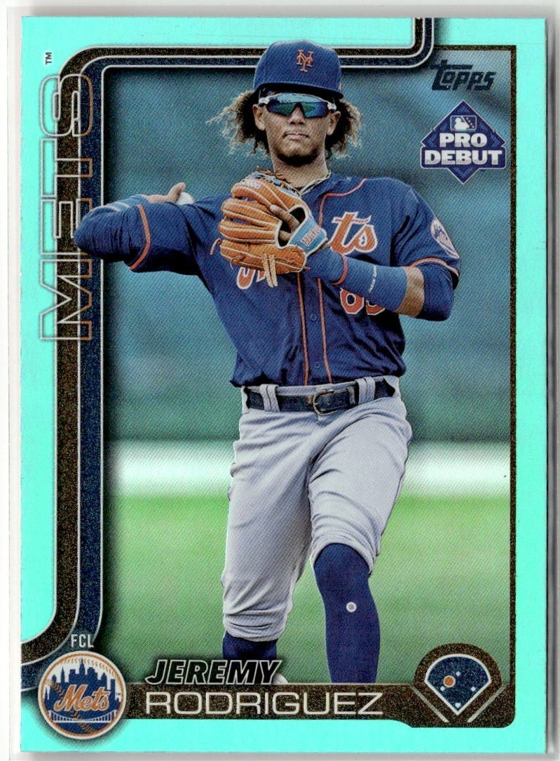 2025 Topps Pro Debut - Jeremy Rodriguez #PD-85 Aqua Foil /75 (RC) for ...
