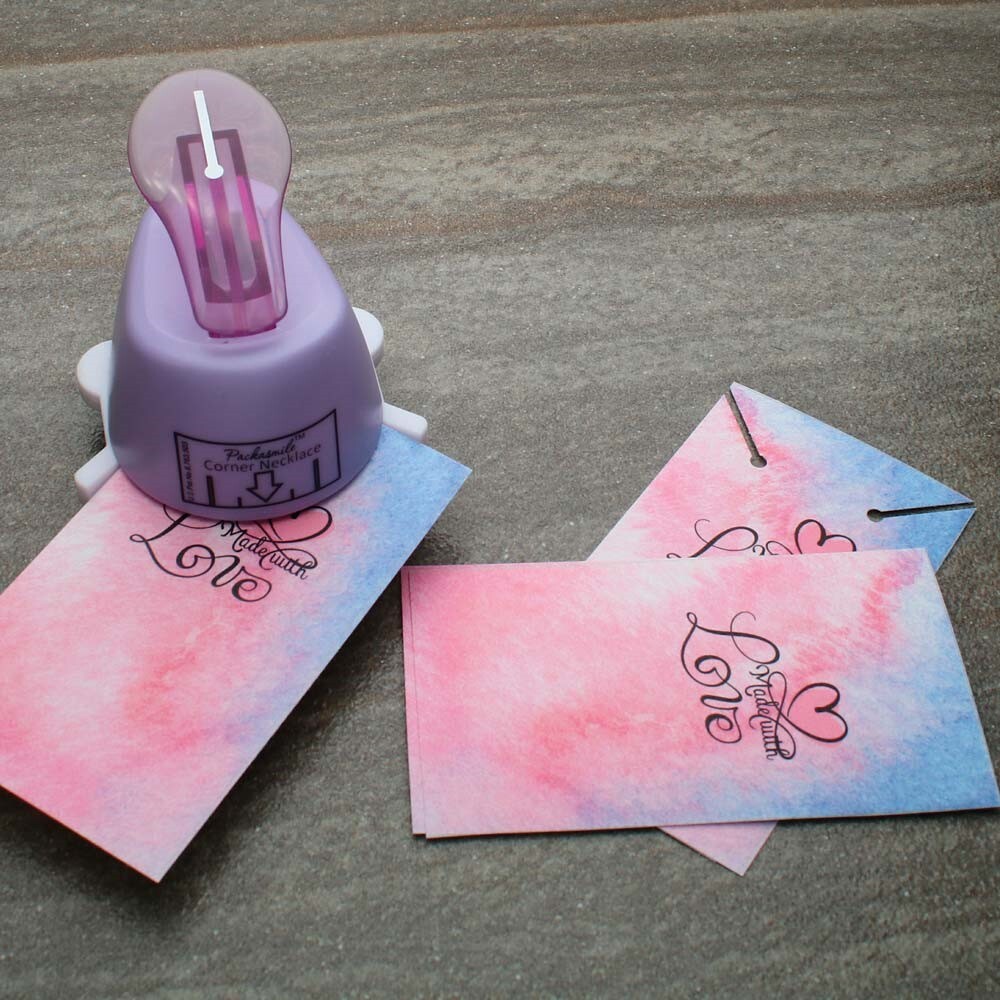 Necklace Card Punch, 1 Easy Corner Punch Tool to Make Your Own Necklace ...