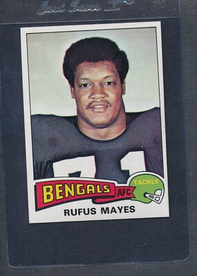 1975 Topps #168 Rufus Mayes Bengals NM/MT *661 | eBay