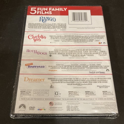5 Family Fun Films Collection 2 (DVD) for sale online | eBay