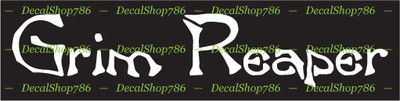Grim Reaper Broadheads - Outdoor/Bow Hunting - Vinyl Die-Cut Peel N ...