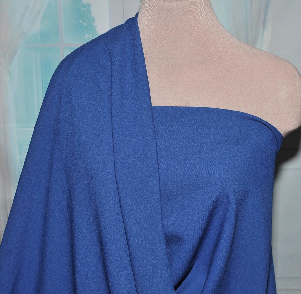 STRETCH GABERDINE CHOICE OF COLOR BY THE YARD 60 " PANTS SUITS DRESSES ...