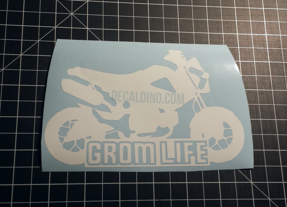 Z125 Life Decal - Sticker For Kawasaki Kit graphics carbon fiber Pro | eBay