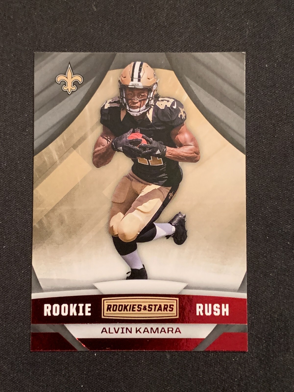 ALVIN KAMARA - 2017 PANINI ROOKIES & STARS - ROOKIE RUSH - RED PARALLEL ...