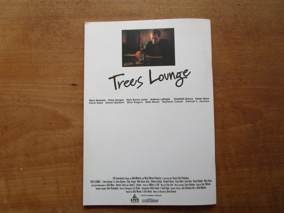 Film "Trees Lounge" Steve Buscemi Chloë Sevigny Movie Program Japanese ...