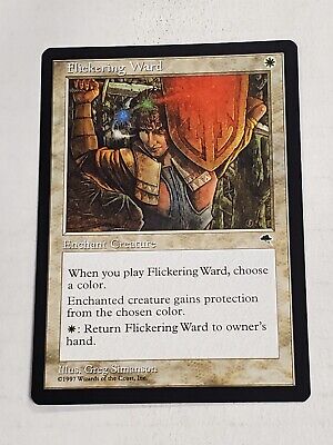 MTG Flickering Ward (Tempest/White/U) - BGM | eBay