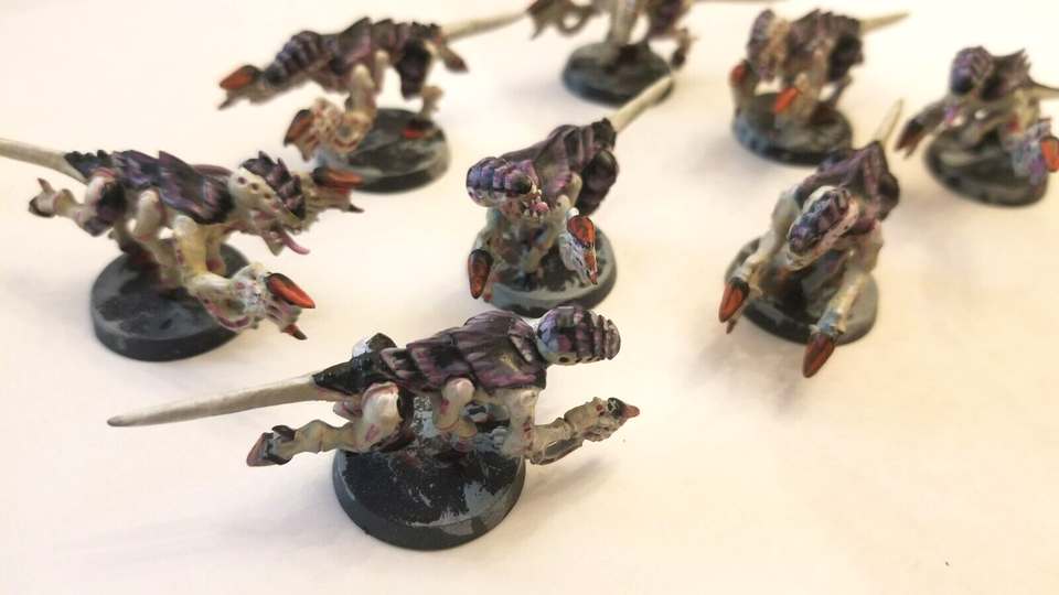 Warhammer 40k Tyranids Termagants with Spinefists x8 Painted | eBay