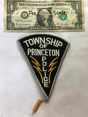 Princeton New Jersey Police Patch (Township) un-sewn in Great Shape | eBay