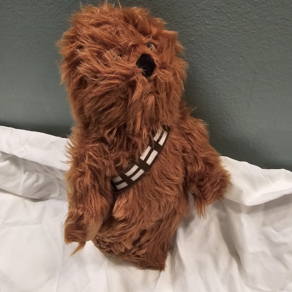 Chewbacca Chewie Wookie Plush Stuffed Animal 13” Star Wars 2016 Plushy ...