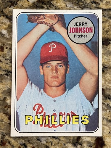 1969 Topps Jerry Johnson Philadelphia Phillies RC Rookie #253 | eBay