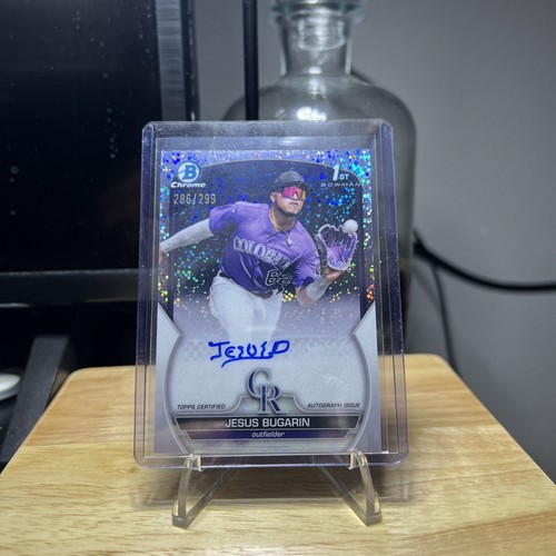 Colorado Rockies Venezuelan Pros. Jesus Bugarin 2023 Bowman Chrome Auto ...