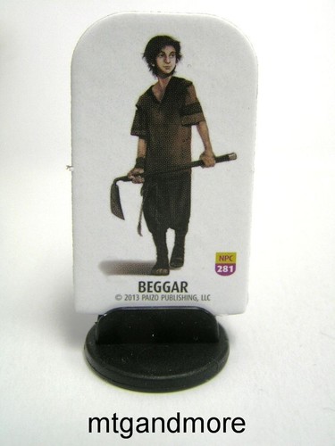 Pathfinder Battles Pawns/Tokens - #281 Beggar NPC Class - NPC Codex | eBay