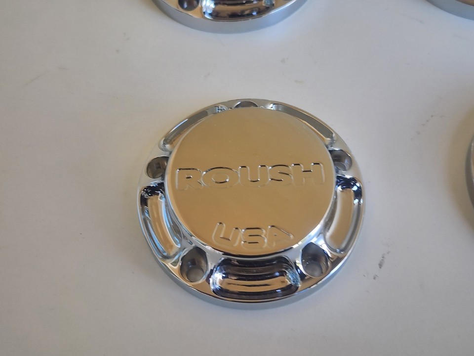 ROUSH MUSTANG CENTER CAPS RR01,stage 1 2 3 NOS NEVER USED saleen Bolt ...