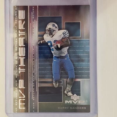 Barry Sanders #M11 1999 Upper Deck MVP Detroit Lions MVP Theatre | eBay