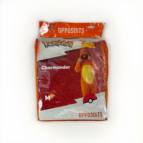 Adult Pokemon Charmander Costume Halloween Starter Pokémon Pajama Zip ...