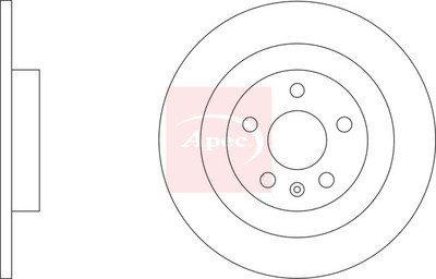 2x Brake Discs Pair Solid fits MERCEDES A220 V177, W177 2.0 Rear 2018 ...