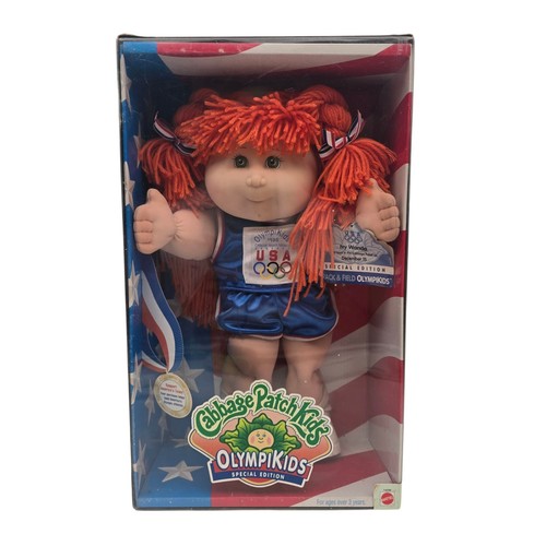 NIP Cabbage Patch Kids Olympikids 1996 Olympics Special Edition Doll Red Hair | eBay
