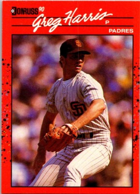 1990 Donruss Greg Harris #65 San Diego Padres INC NO DOT | eBay