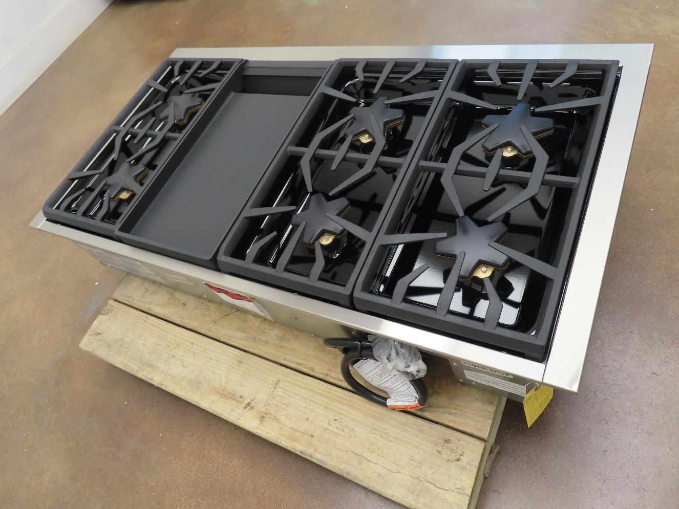 Thermador Professional Series SS 48" 6 Star Burner Griddle Rangetop ...
