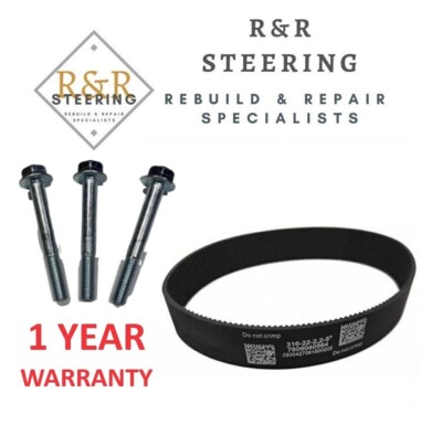 JLR Jaguar F-Pace F-Type XE Steering Rack Gear Motor Belt & BOLTS - UK ...