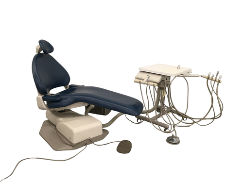 Adec 1040 dental chair w/ Adec Cascade 2671 Duo Cart Delivery System | eBay