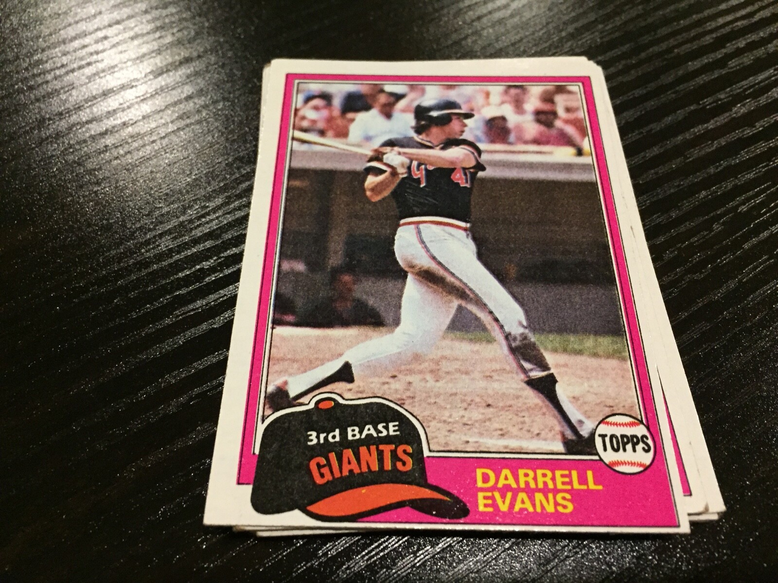 1981 TOPPS BASEBALL. DARRELL. EVANS CARD | eBay