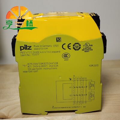 751177 1PC NEW Pilz safety relay PNOZ S7.2 C 24VDC 751177 Fast delivery ...