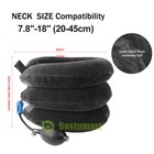 Inflatable Air Cervical Neck Traction Collar Stretch Brace Support Pain ...
