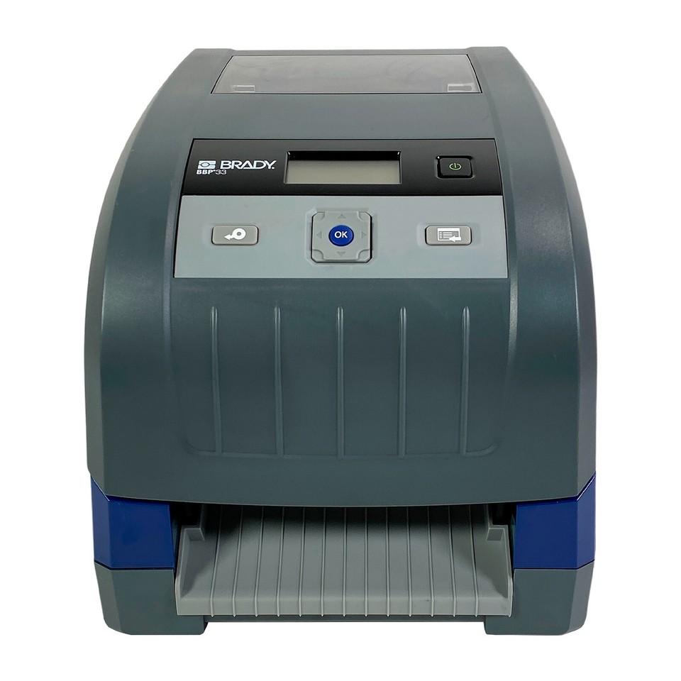 BUNDLE Brady BBP33 Thermal Transfer Label Printer 300dpi LAN USB Auto ...
