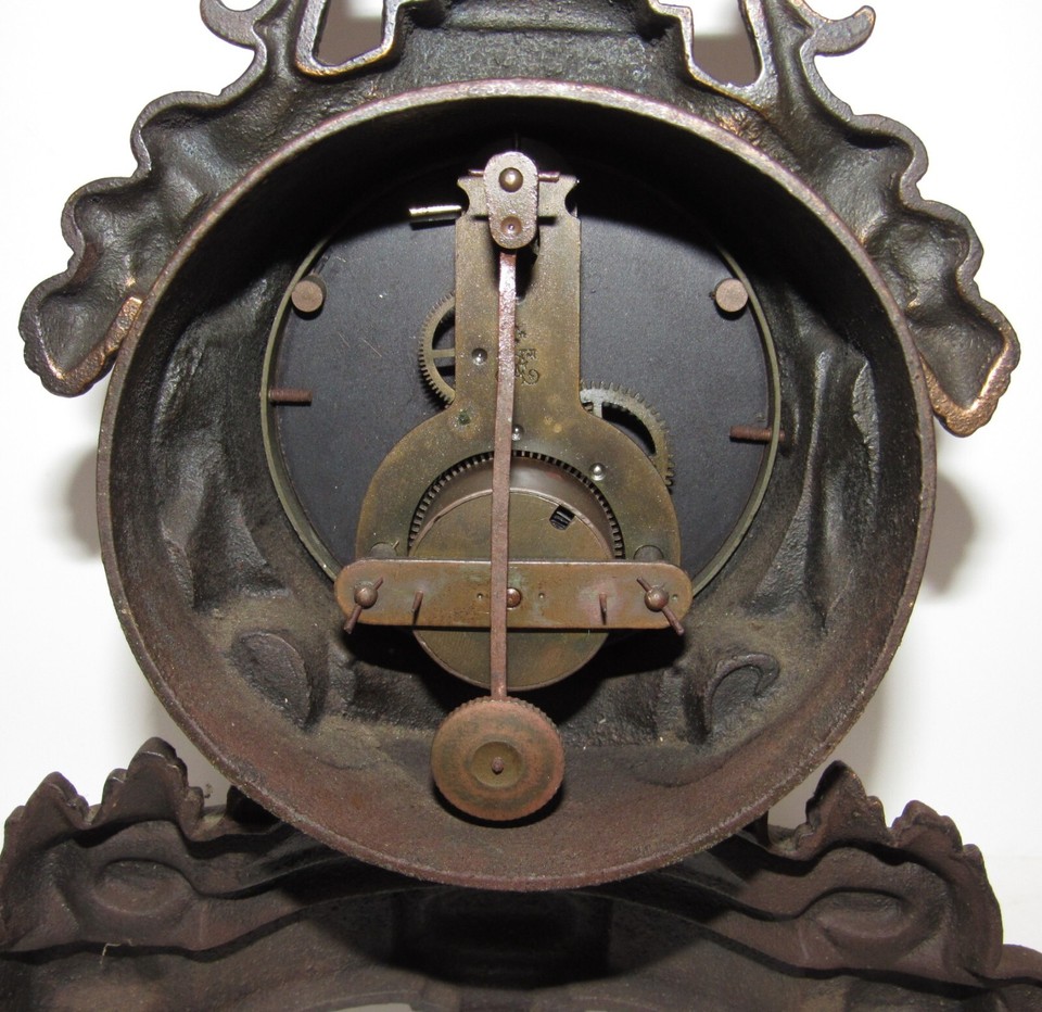 Antique French Japy Freres Ornate Small Size Mantel Clock 8-Day Time ...