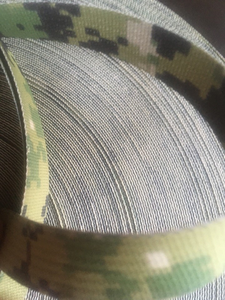 TEXCEL Military Webbing AOR2 Digital Camo Double Side Mil Spec 3/4" 100 ...